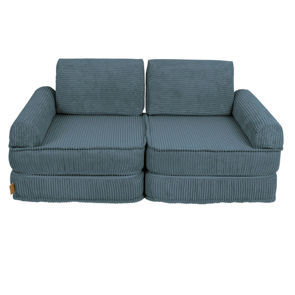Medium-sized modular children's sofa MeowBaby – Aesthetic Turquoise ...